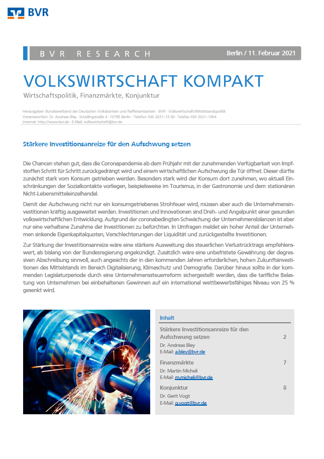 Publikationen - Volkswirtschaft - BVR - Bundesverband der Deutschen ...